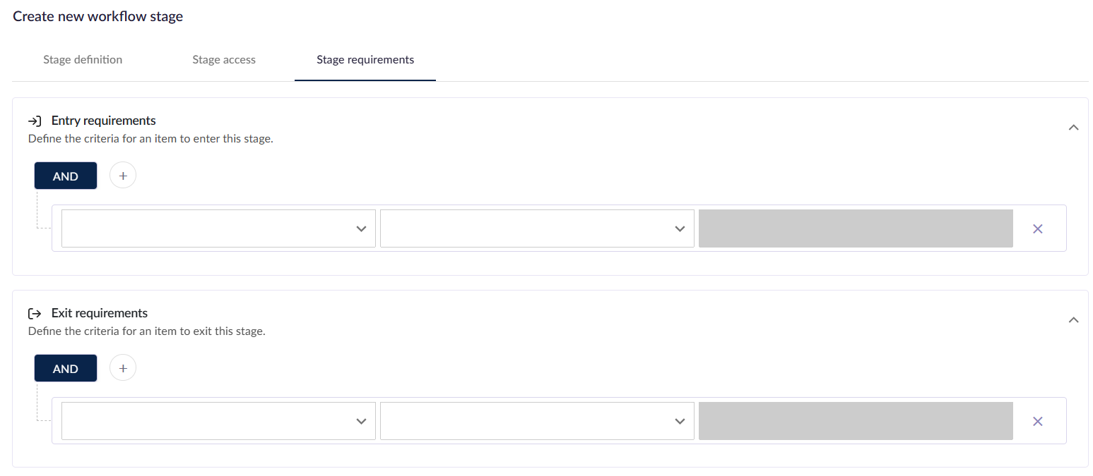 Configuring risk workflow stages